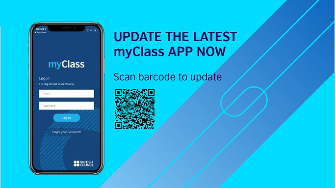 myClass booking app for mobile devices | British Council