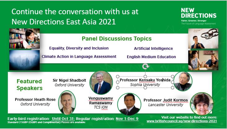 New Directions 2021 – register now | British Council